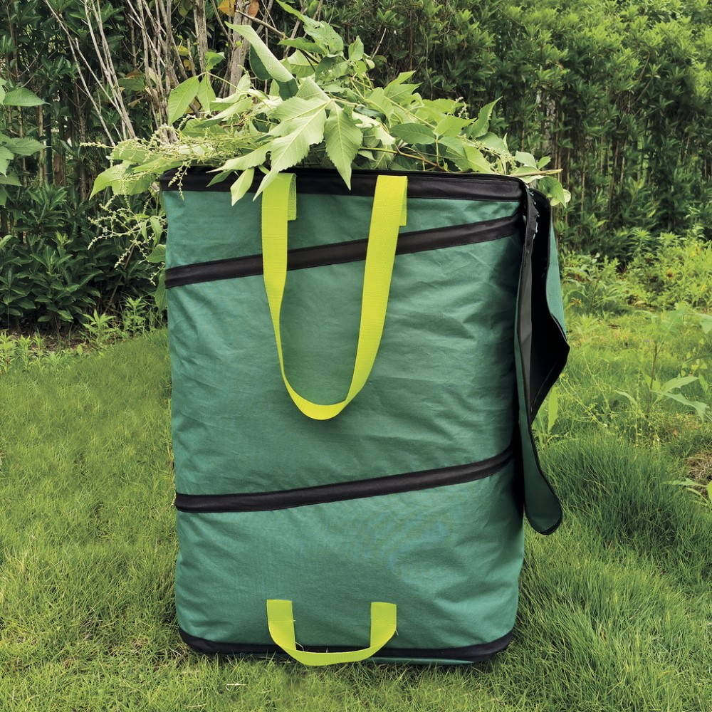 Sac Pop Up carré 125 L - 50 x 50 x 50 cm - Vert | Bricoman
