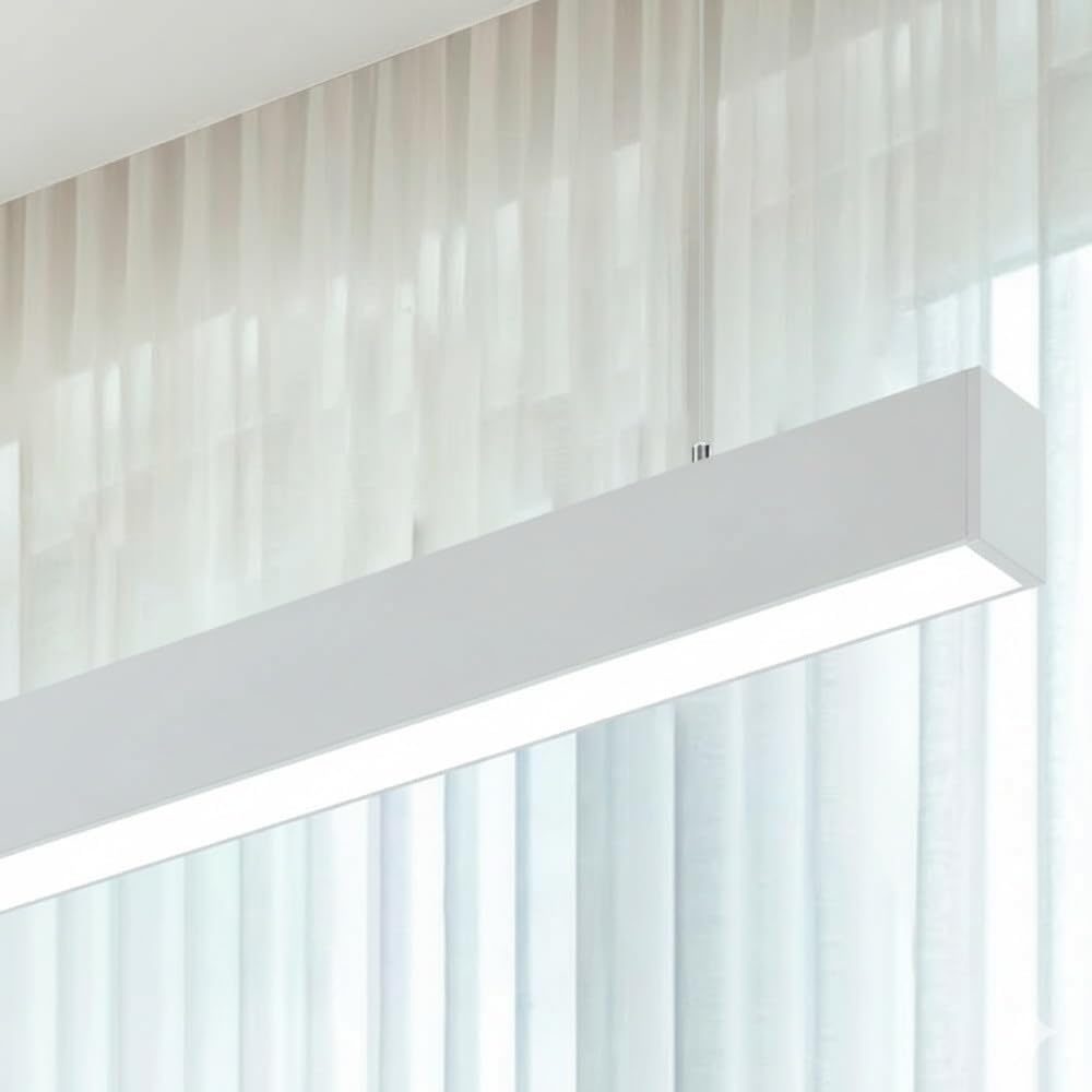 Lámpara Techo Lineal Blanca 40W (280W), Colgante o en Superficie ...