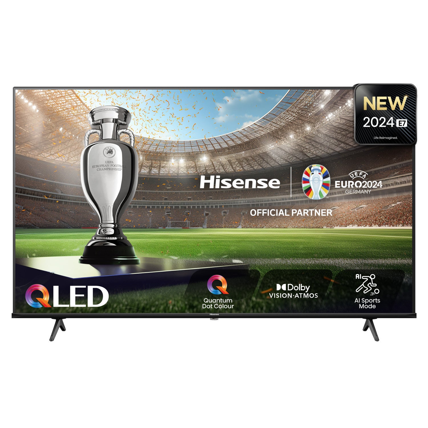 Hisense TV QLED 43 pollici 4K Ultra HD 43E7NQ Nero | Leroy Merlin