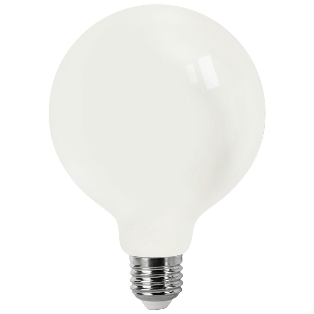 Bombilla led filamento matel E27 g95 4W 2700K opal | Leroy Merlin