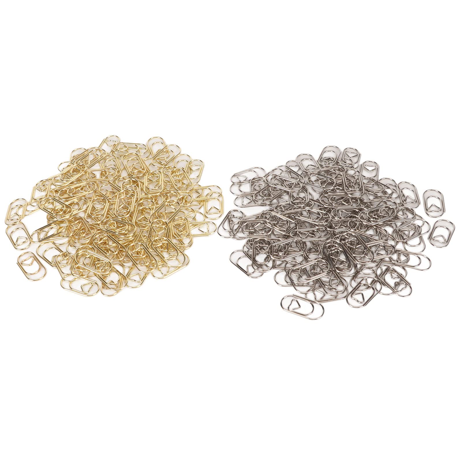 Lot de 200 trombones fantaisie en métal de style petit cœur, largement ...