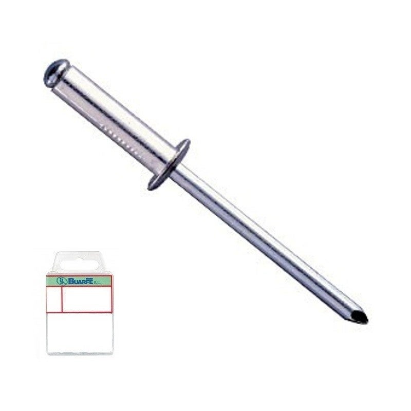Blister remache aluminio largo 20mm diámetro 5mm | Leroy Merlin