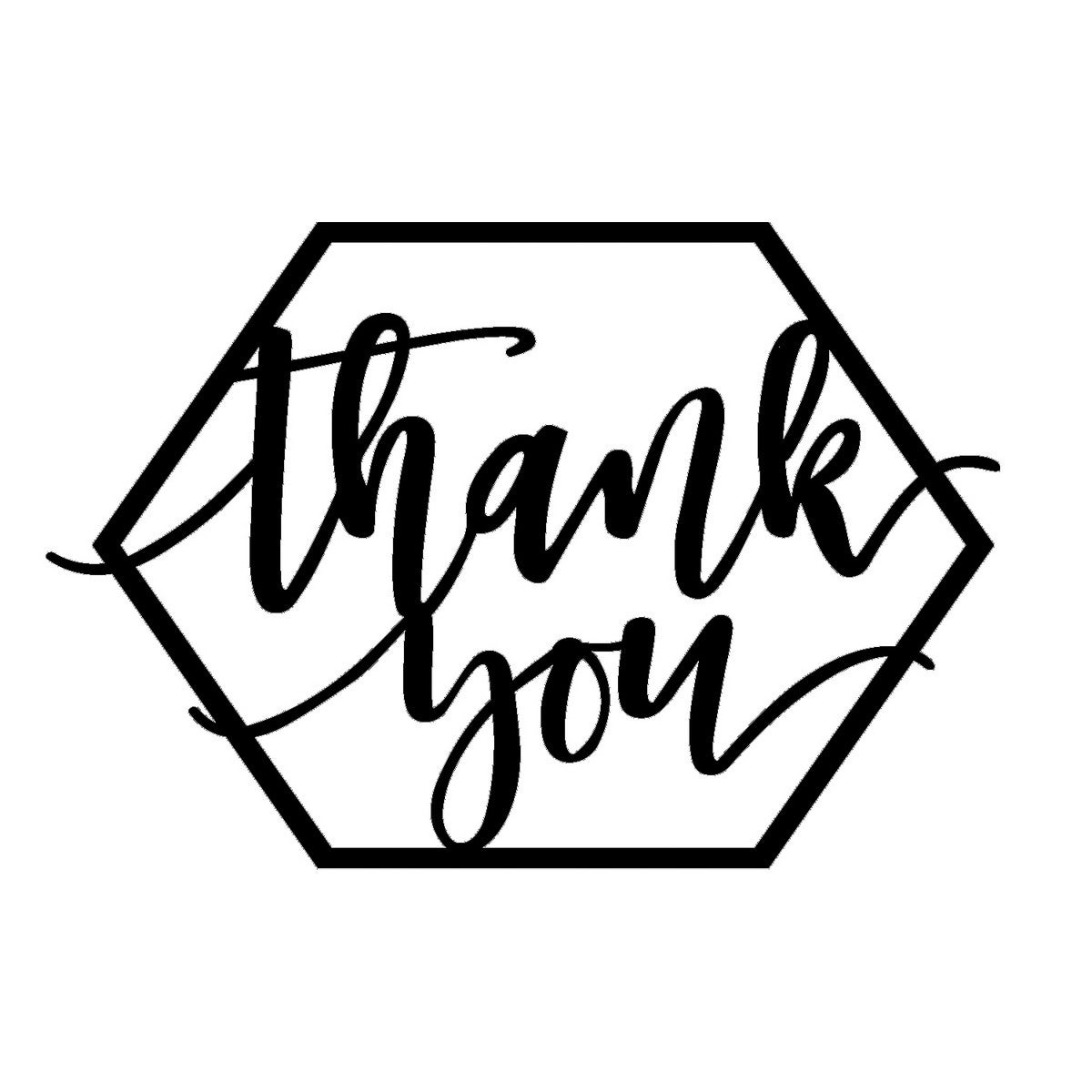 Décoration en Métal Thank You, Métal, Noir, EPIKASA | Leroy Merlin