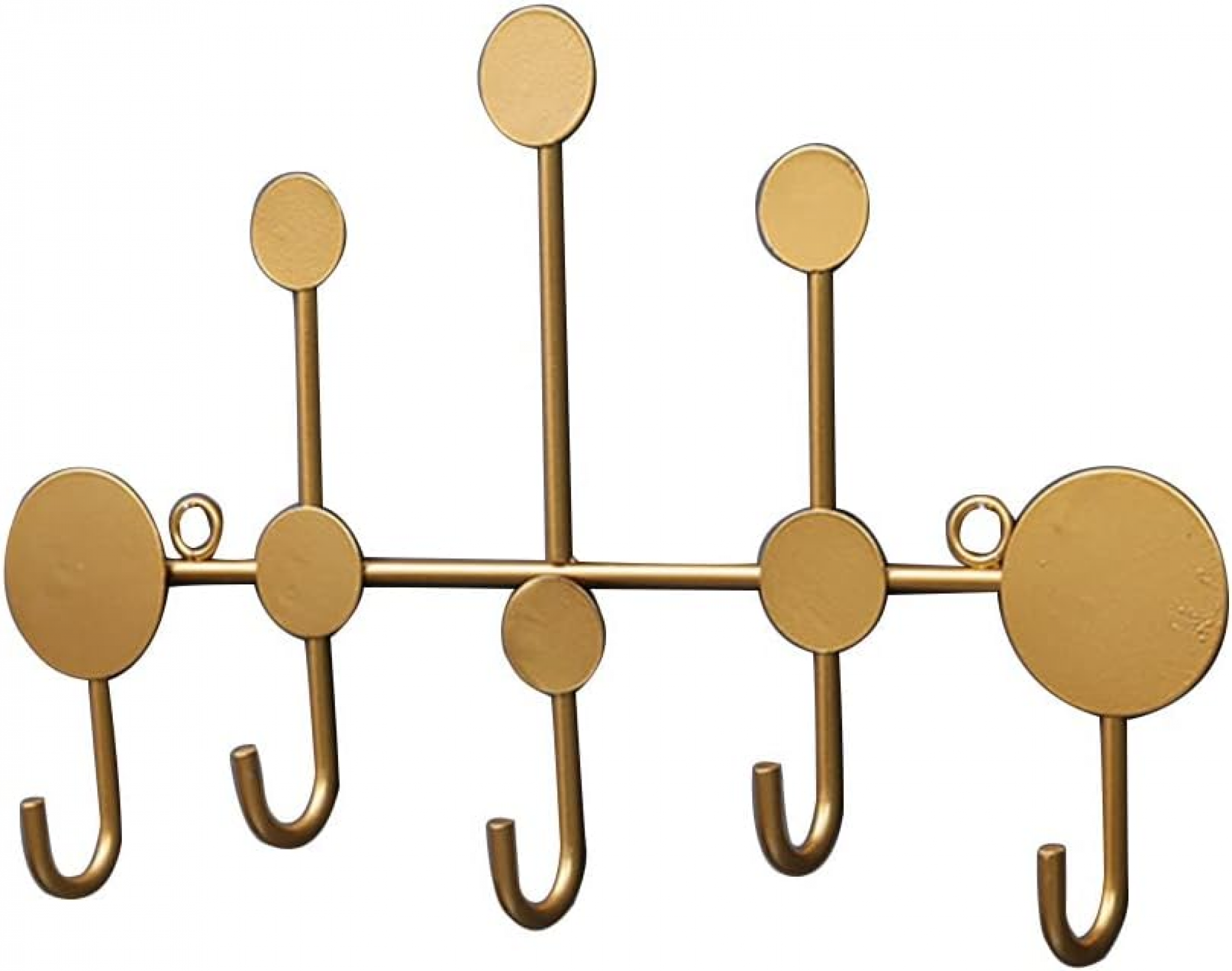 Perchero de pared con 5 ganchos, versátil, para colgar abrigos ...