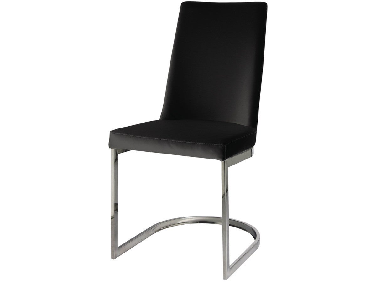Silla "redonda" - Negro - Juego de 2 | Leroy Merlin