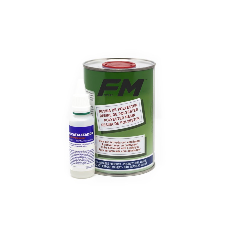 Résine Polyester Avec Catalyseur Fm 500 Ml | Leroy Merlin