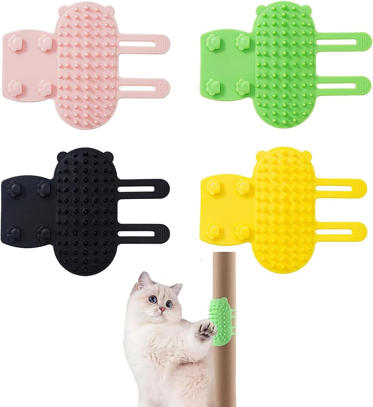 Coin De Mur Brosse De Massage,4 Pcs Brosse Autonettoyante Pour,Poil ...