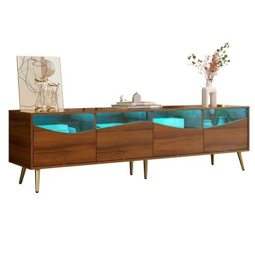 Mobile TV moderno 180 x 40 x 50 cm con illuminazione a LED,struttura ...