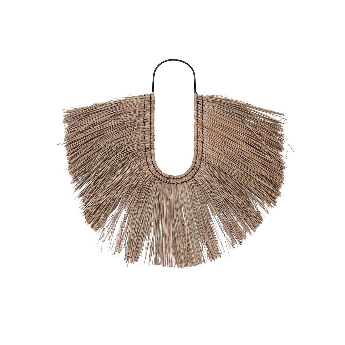 DECORATION MURALE EN RAFIA 75X2X HT69 CM GAYA | Leroy Merlin