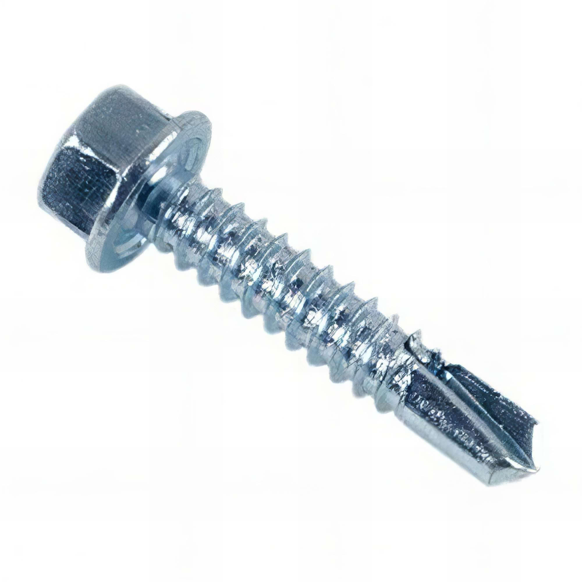 Vis autoperceuse tête hexagonale à embase 6.3 x 60 mm Zinguée - Boite ...