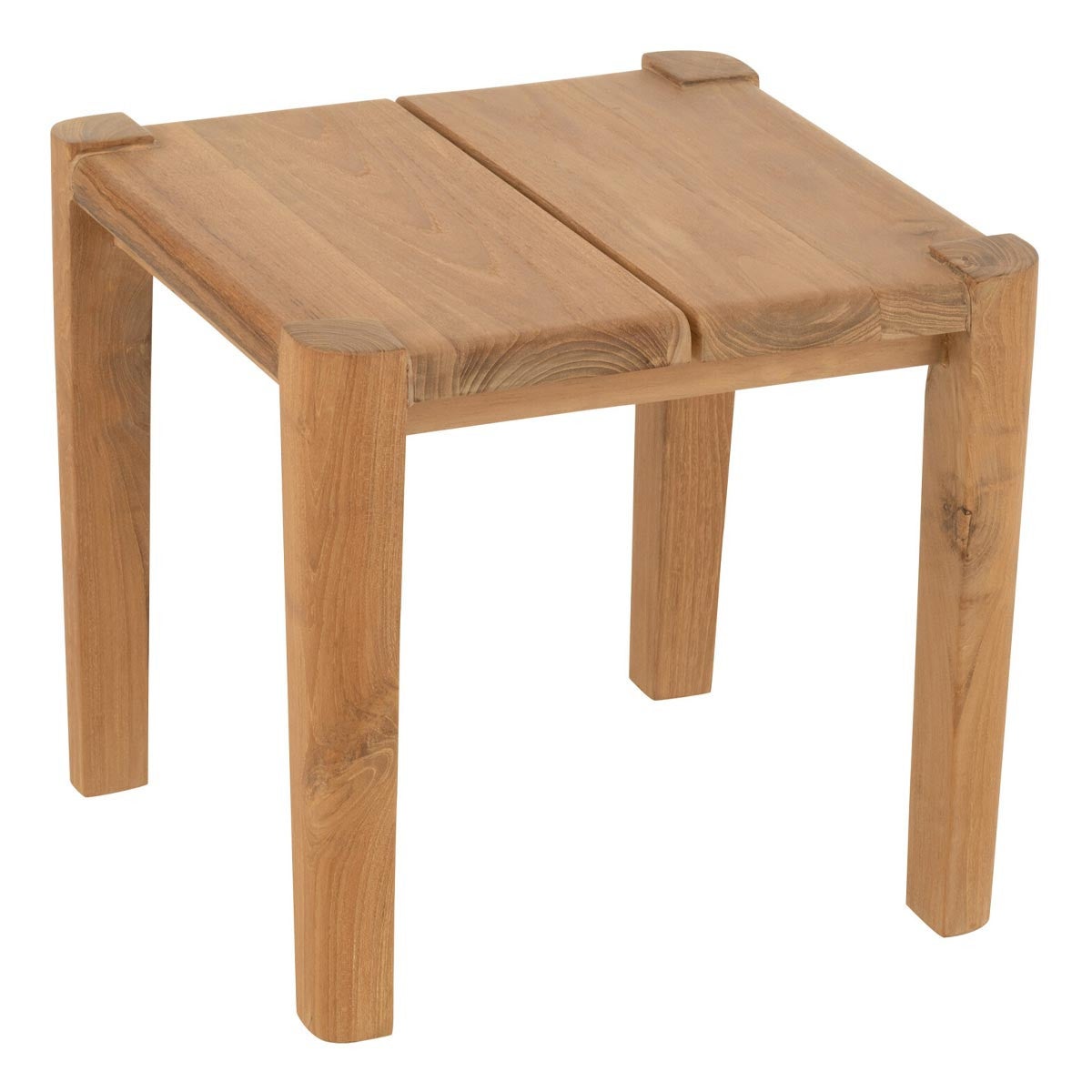 Table d'Appoint en Teck "Bruce" 40cm Naturel | Leroy Merlin