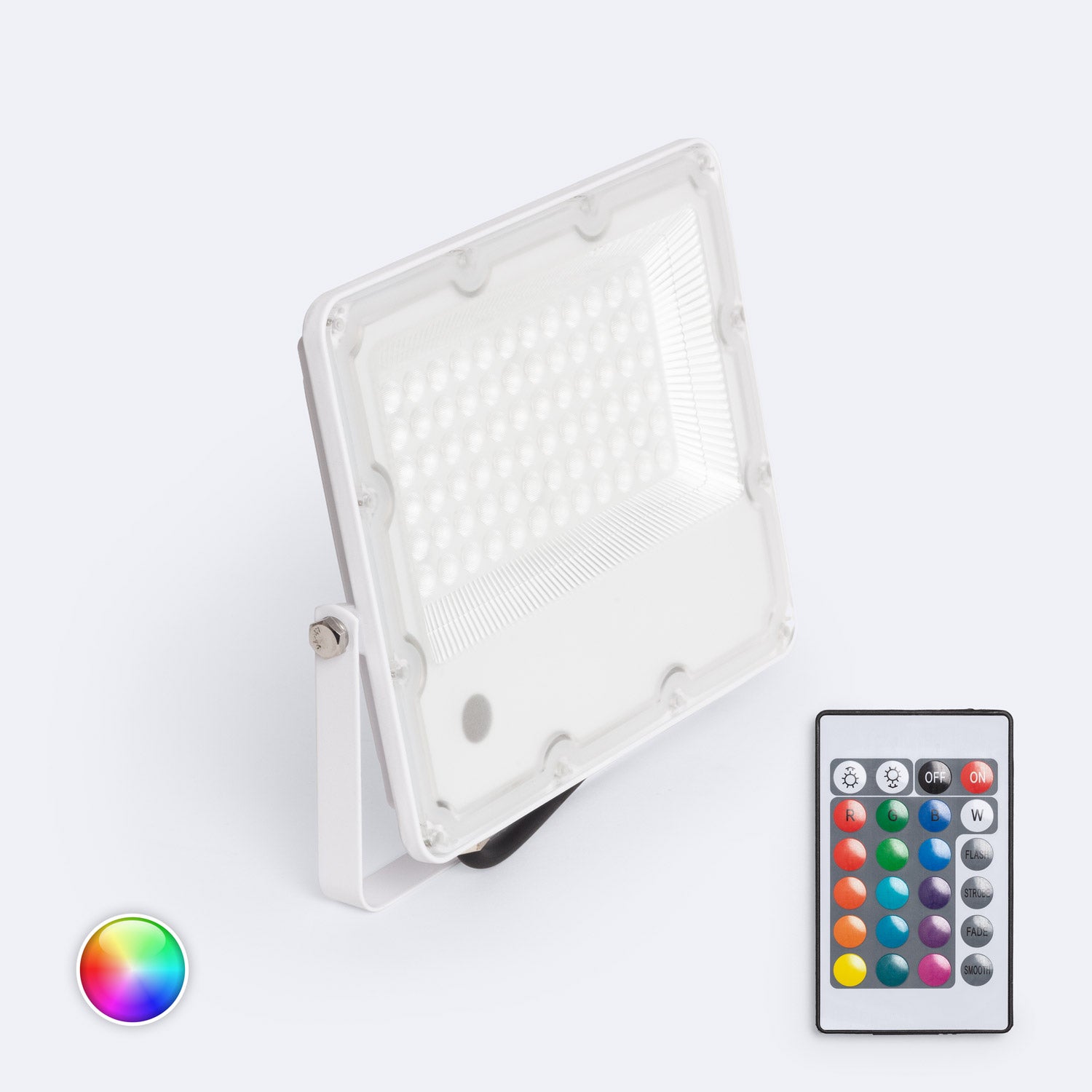 Ledkia Foco Proyector LED 50W RGB IP65 S2 Pro con Mando IR RGB | Leroy ...