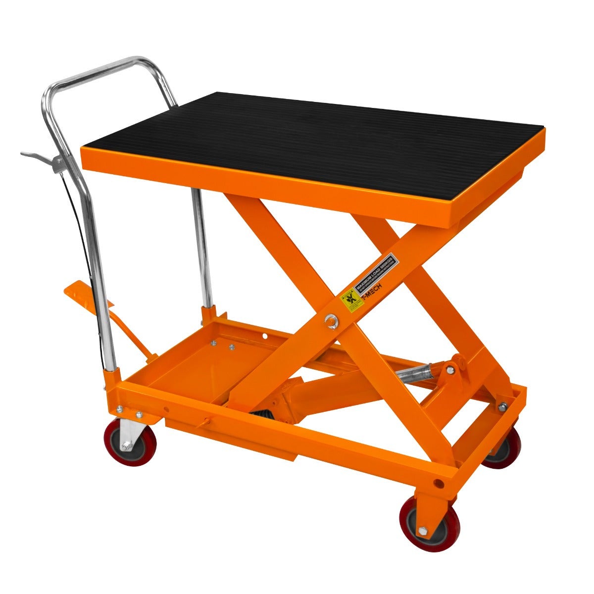Table élévatrice Chariot de Manutention Elévateur Jusqu'à 500KG Hauteur ...