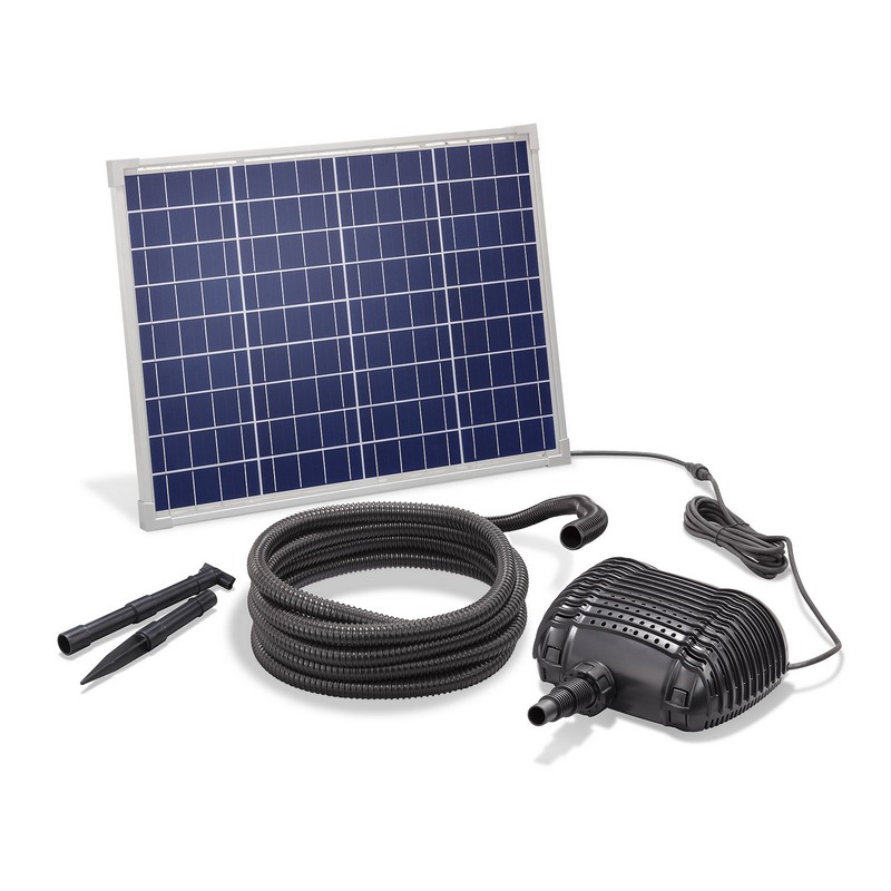 Kit pompe solaire bassin Premium 2500L-50W | Leroy Merlin