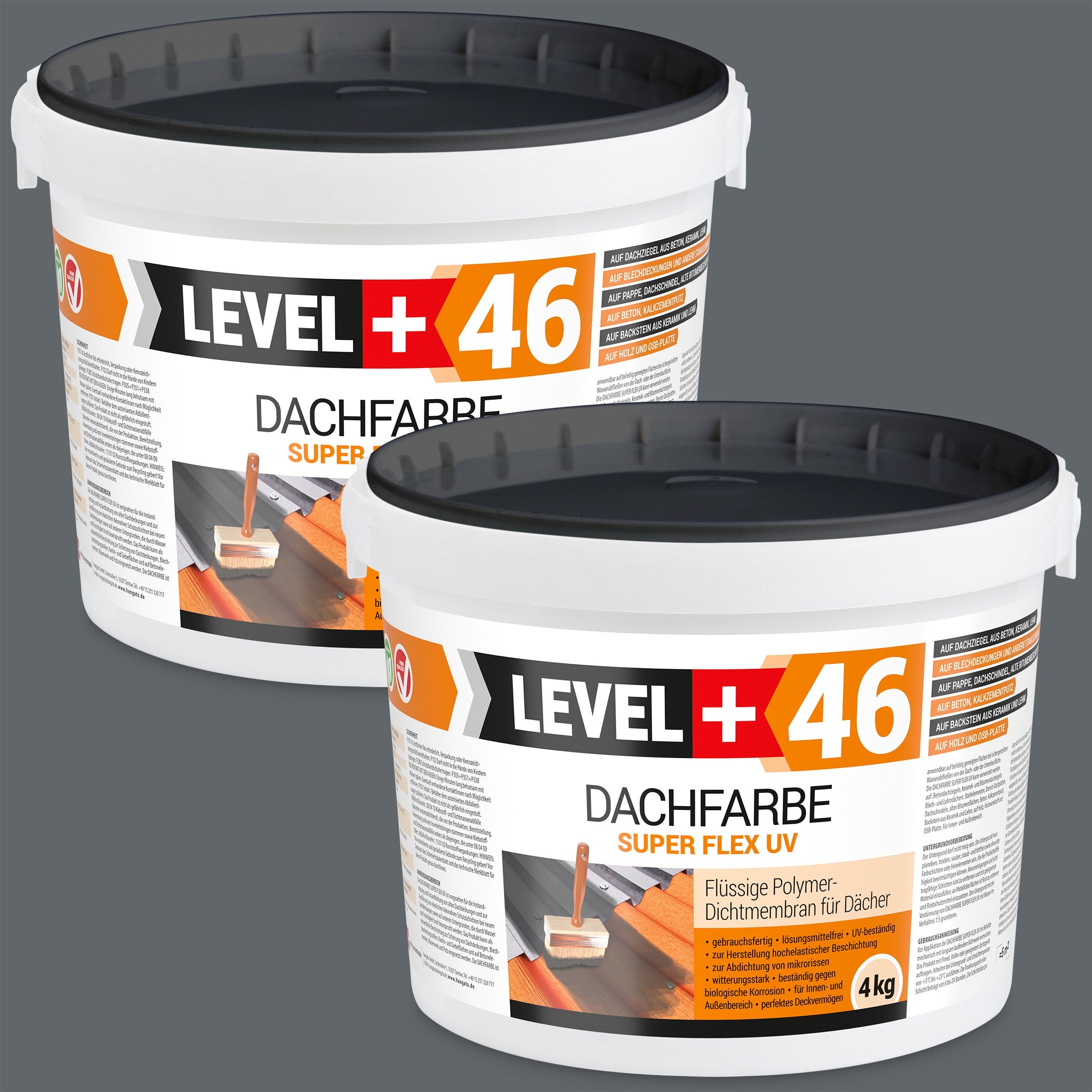 Peinture de toiture membrane d'étanchéité élastique RM46 GRIS STEIN ...