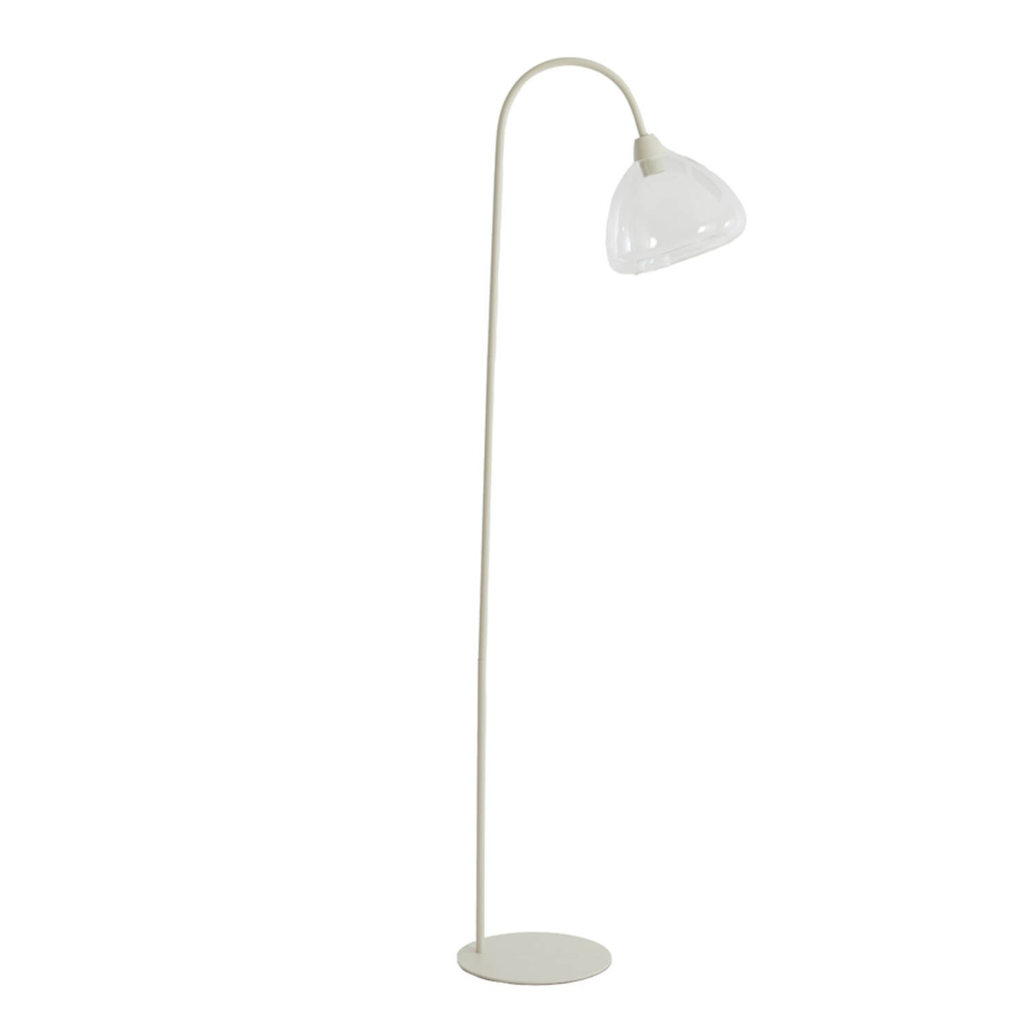 Light & Living - lampadaire - Bisho - beige - verre - lampe d'ambiance ...