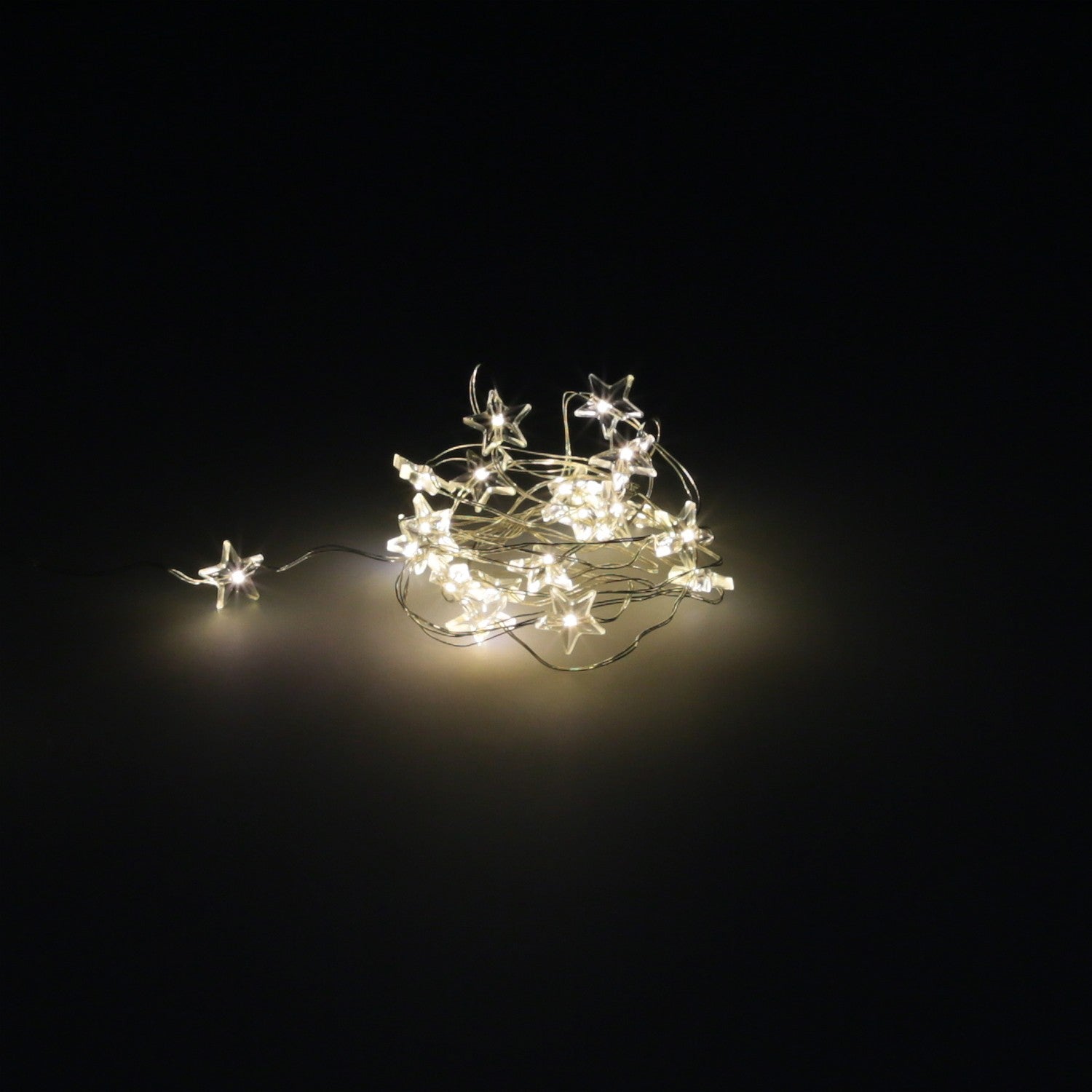 LUCES ESTRELLAS 20 LED BLANCO CALIDO IP44 | Leroy Merlin