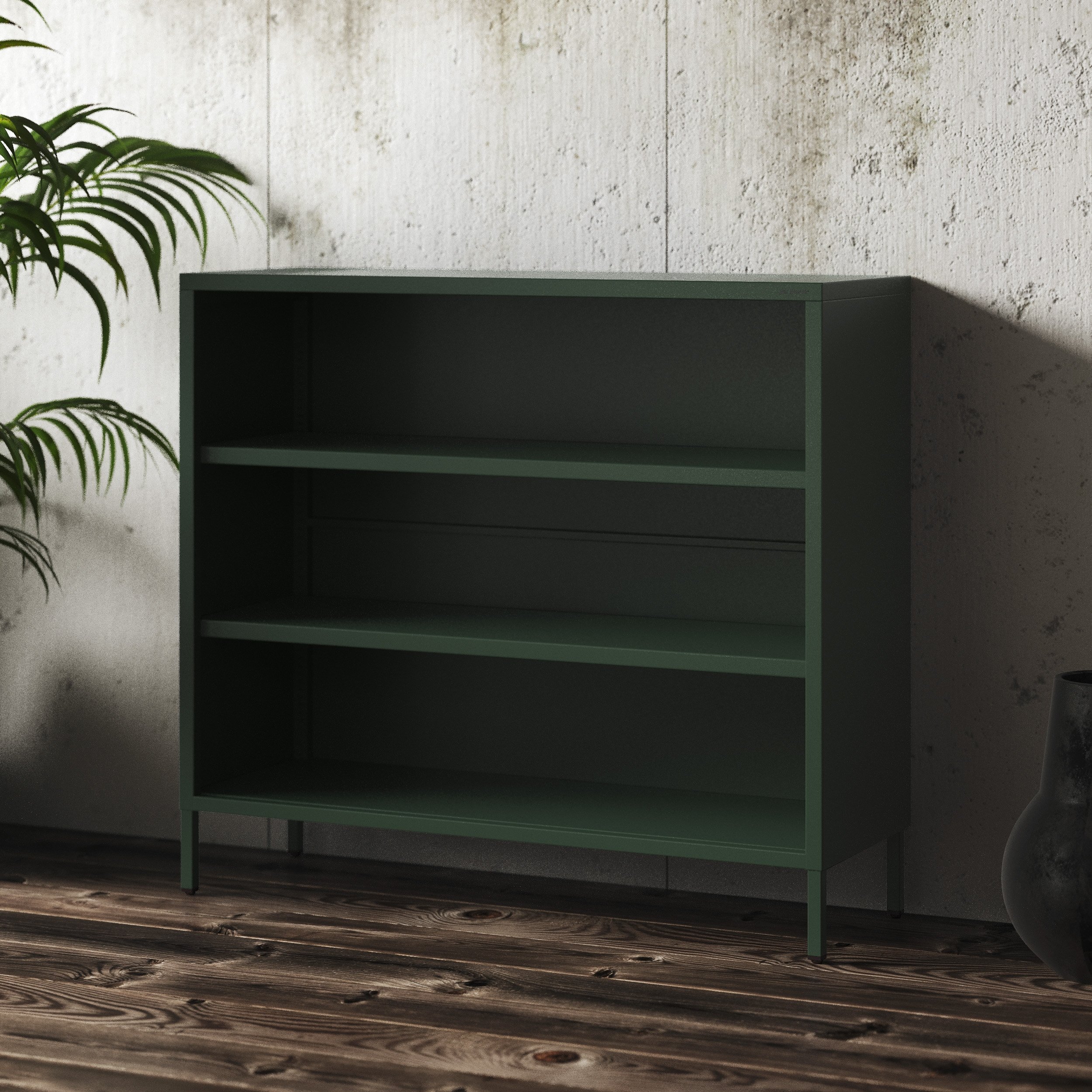 Libreria bassa in metallo – LUCA | Mobile contenitore per cameretta ...