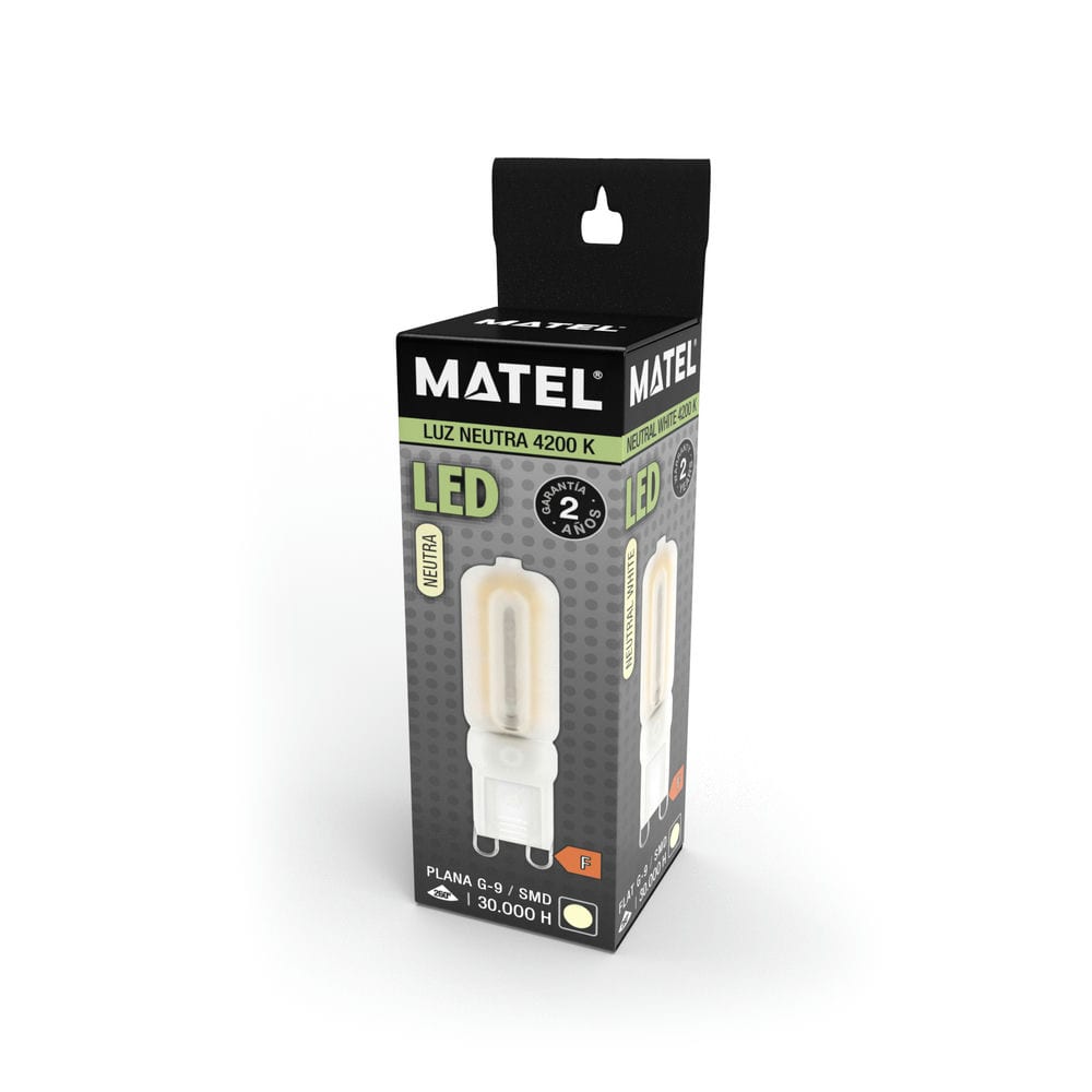 Ampoule led g9 plate en métal 3w neutre | Leroy Merlin
