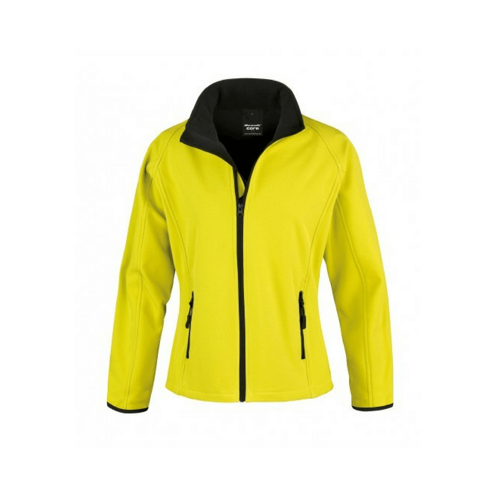 Veste Softshell femme Result Jaune / Noir M | Leroy Merlin