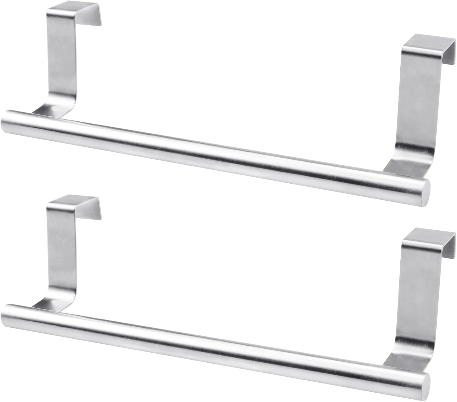 2 Pièces (23cm, Argent) Porte Serviette de Porte, Porte Serviette Salle ...