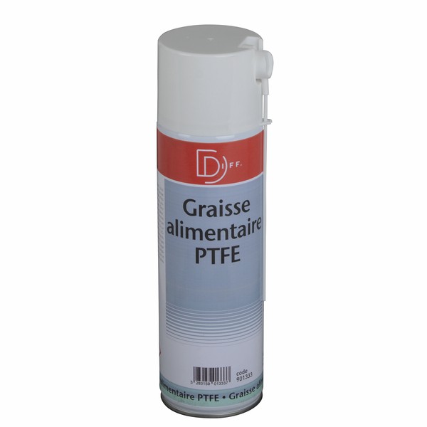 Graisse PTFE contact alimentaire aérosol 650/400ml - DIFF | Leroy Merlin
