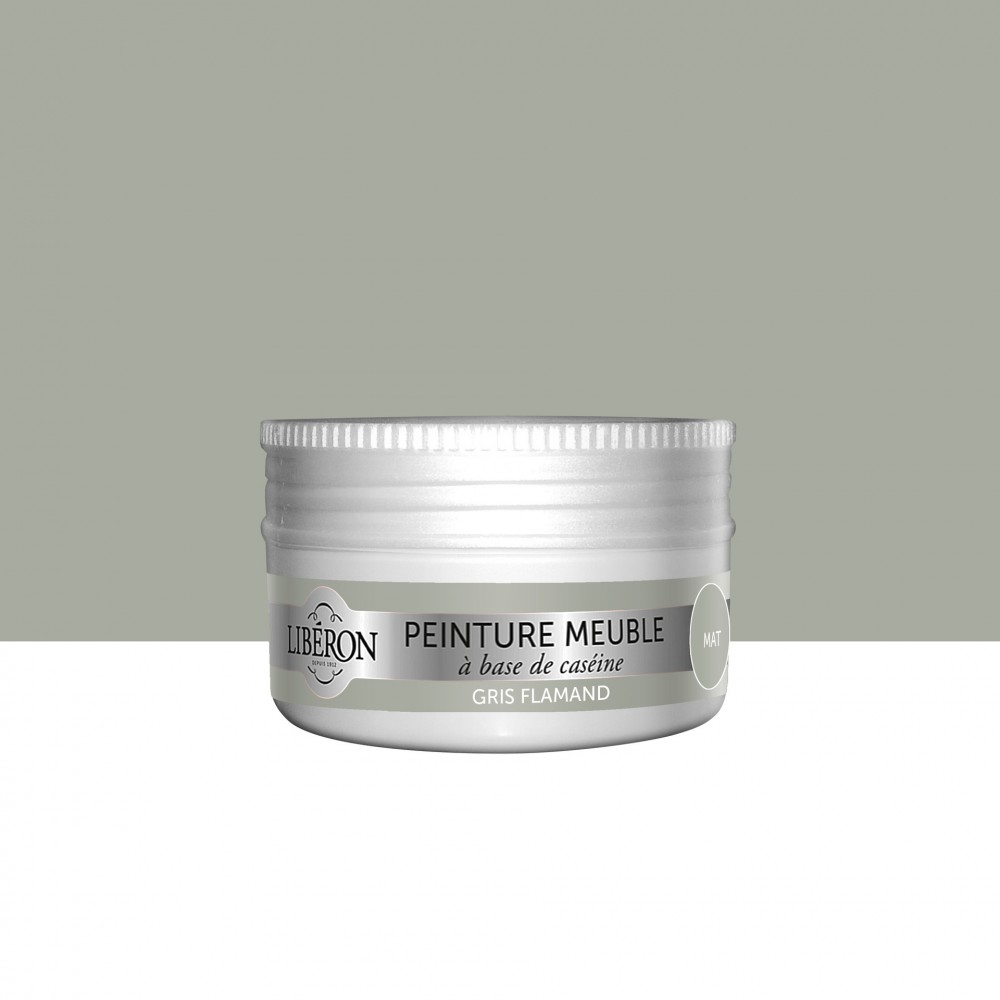 Peinture meuble et boiserie Caséine LIBERON gris flamant mat 75 ml ...