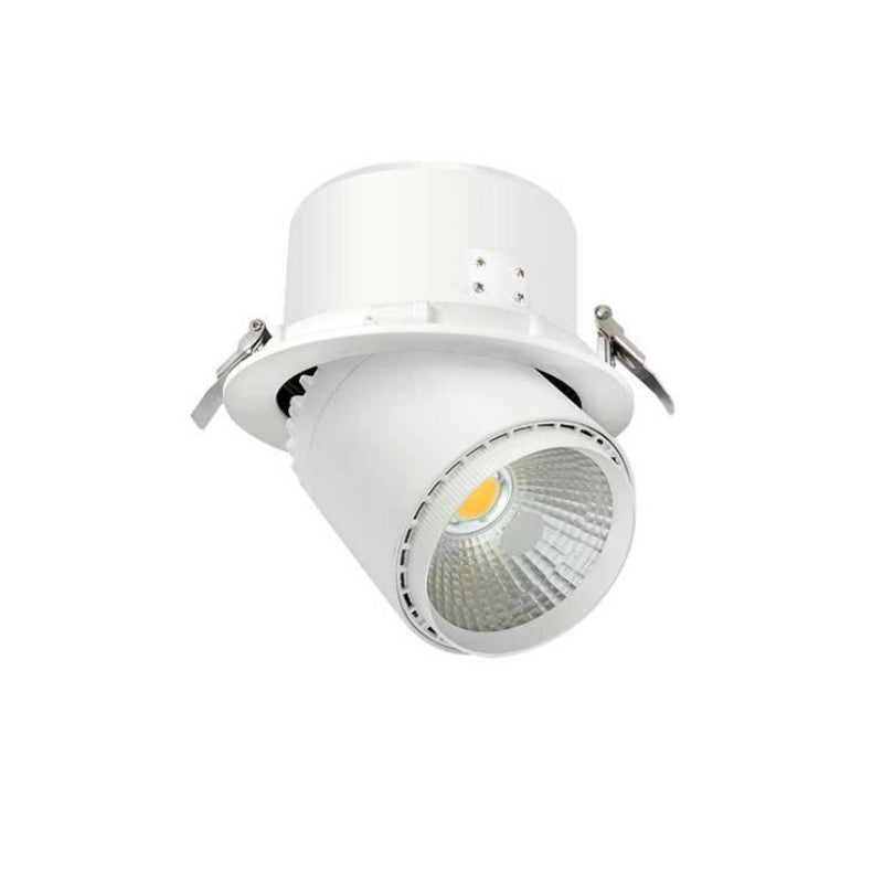 Downlight LED 35W COB Orientable Ø150x160 mm - Blanc Neutre 4000K ...