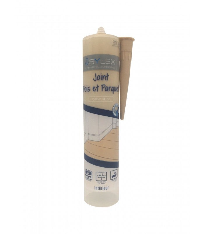 Mastic joint de finition bois et parquet Sylex (Chêne beige) | Leroy Merlin