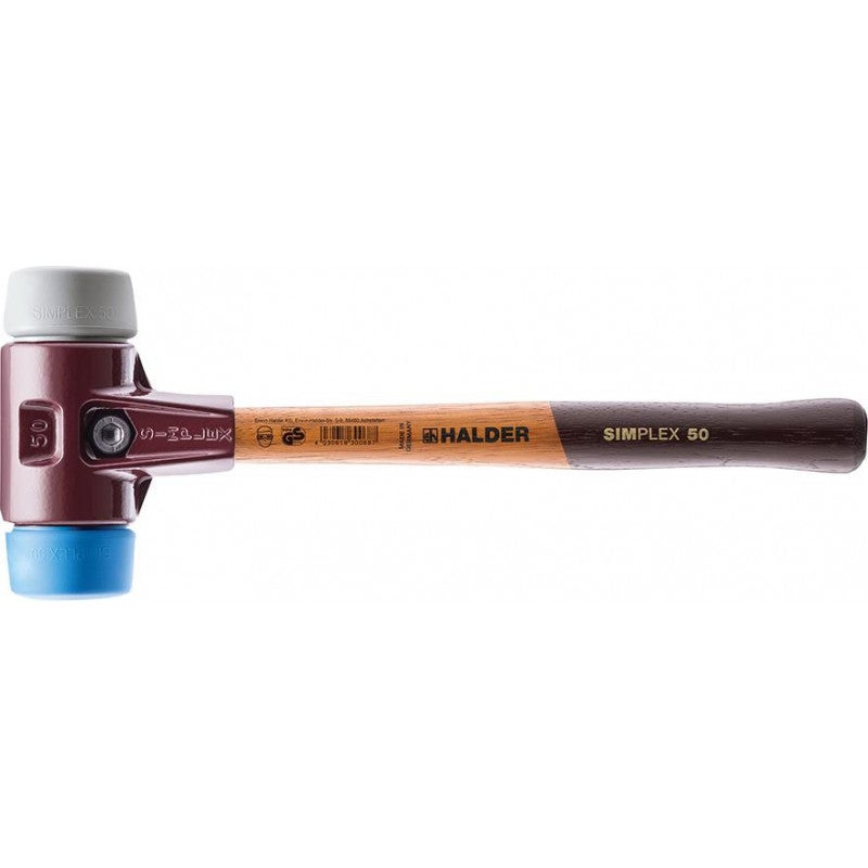 Maza de TPE azul + gris Simplex Ø 60 mm Halder 3013.060 | Leroy Merlin