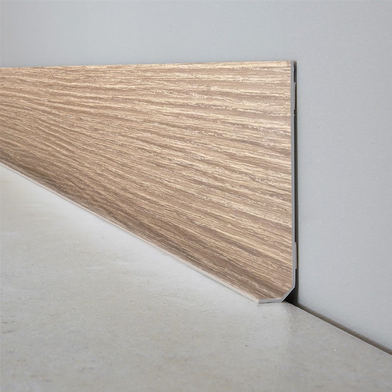 Pack 10 rodapiés adhesivos de PVC - 8 x 100 x 1,2 cm | Leroy Merlin