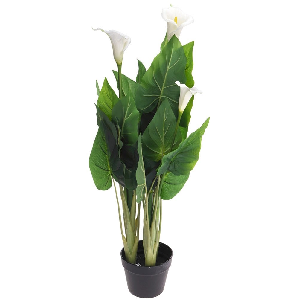 Planta artificial + maceta 100 cm cala | Leroy Merlin