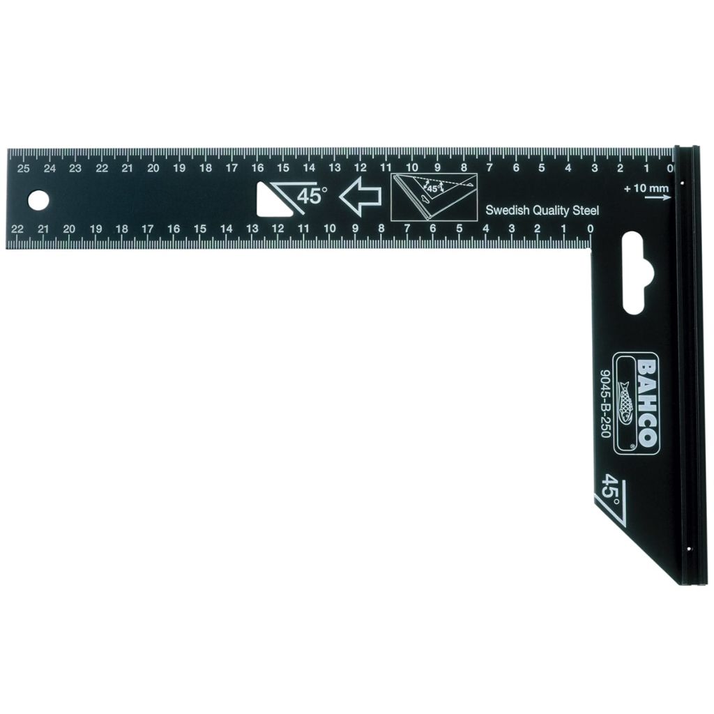 Équerre de charpentier 250 mm Noir 9045-B-250 BAHCO | Leroy Merlin