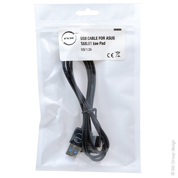 NX - Cable USB pour tablette Asus Eee Pad 15V 1.2A | Leroy Merlin