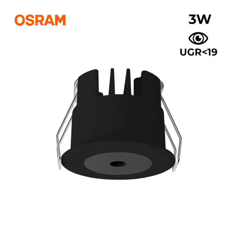 Mini spot LED encastrable 3W faible UGR 40x32,1mm | Leroy Merlin