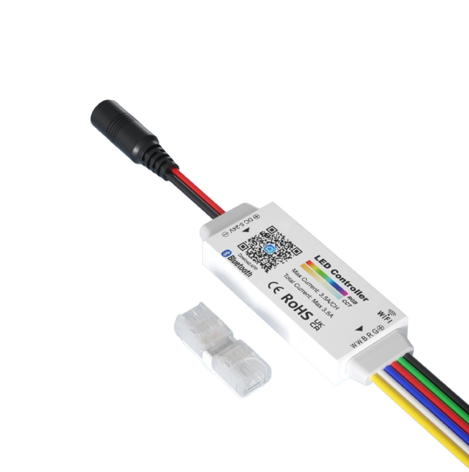 Ledkia Controlador Regulador WiFi Tira LED RGB 5/24V DC RGB PC | Leroy ...