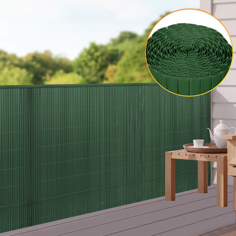 Canisse en PVC pour jardin balcon terrasse, Balcon clôture brise-vent ...