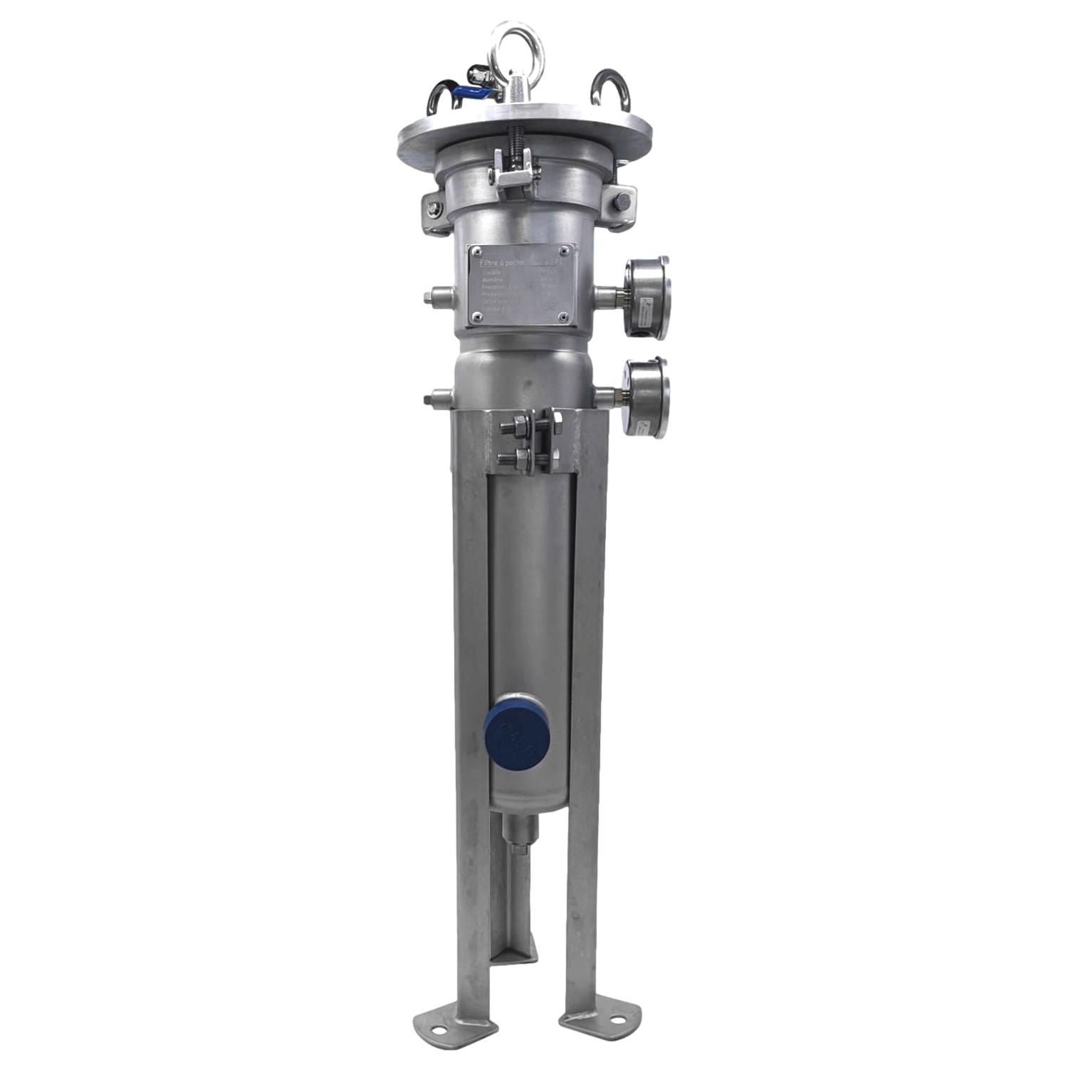 Pot à Boue Magnétique 50µm Inox Dn65 Avec Poche Filtrante - Vidange Et ...