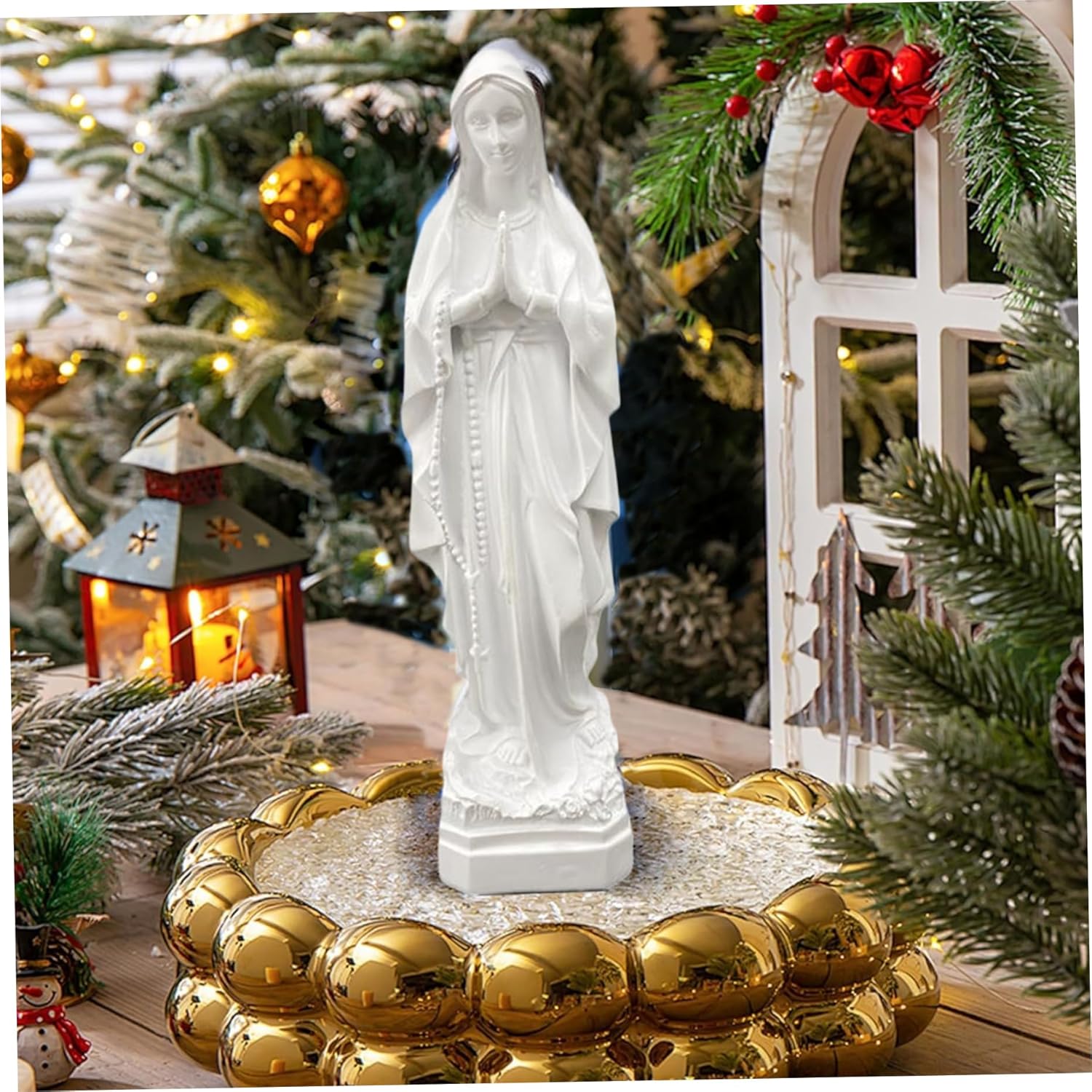 Vierge Statue, Catholic Mary Figure, Praying Mother Statue, Resin ...