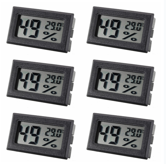 Mini Higrómetro Termómetro Digital Casa Interior y Exterior Temperatura ...