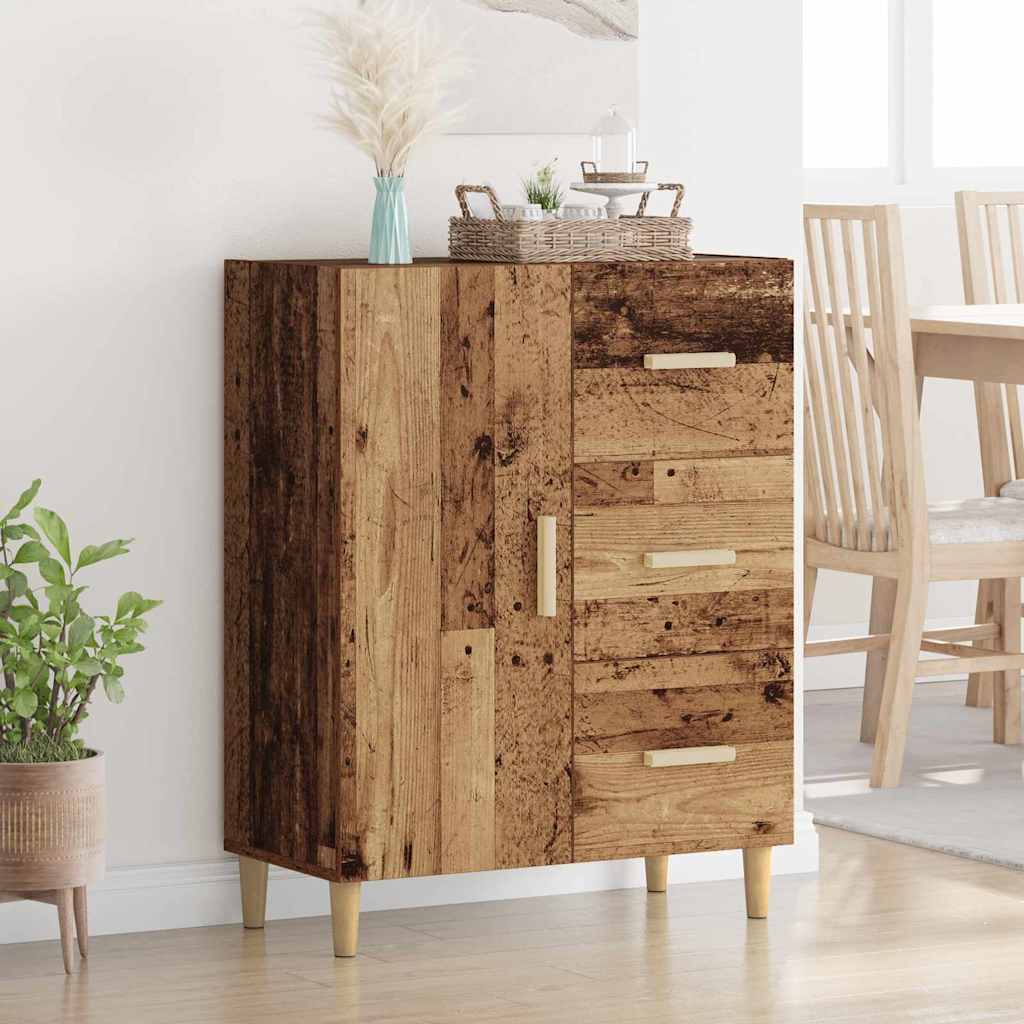 Buffet Bois ancien 34 x 69,5 x 90 cm Bois d'ingénierie | Leroy Merlin
