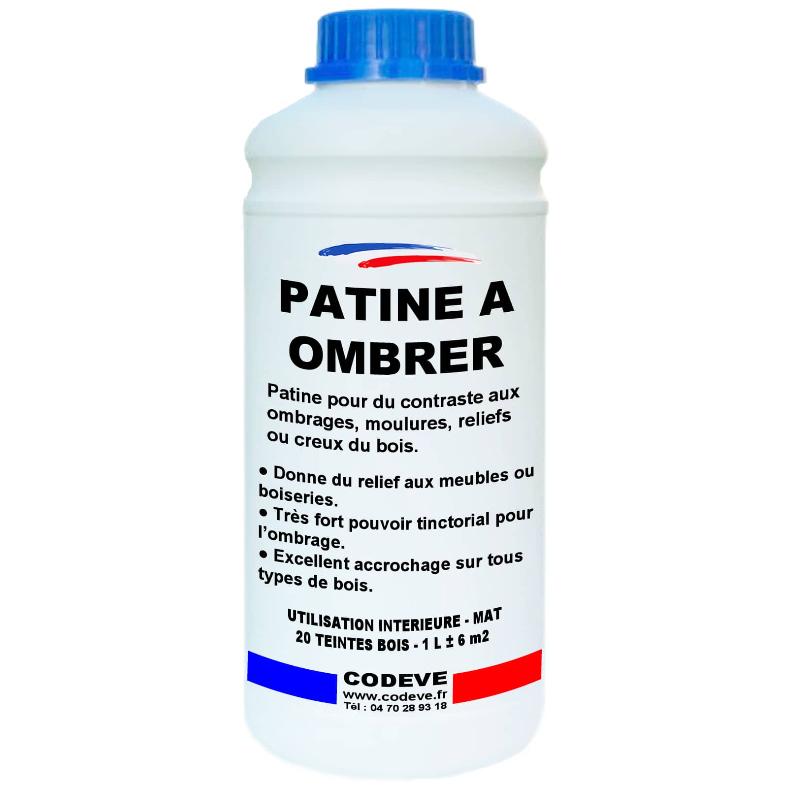 Patine A Ombrer - 1 L - Codeve Bois - Jaune - Pour Contraster Les ...