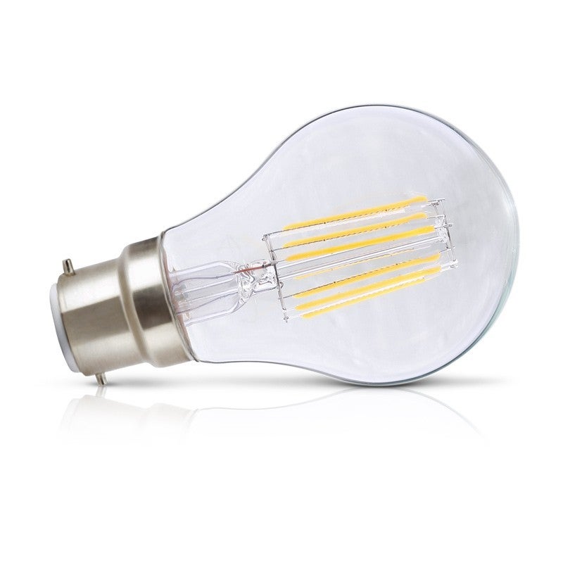 LED B22 FILAMENT BULB 8W - Blanco caliente 2700K | Leroy Merlin