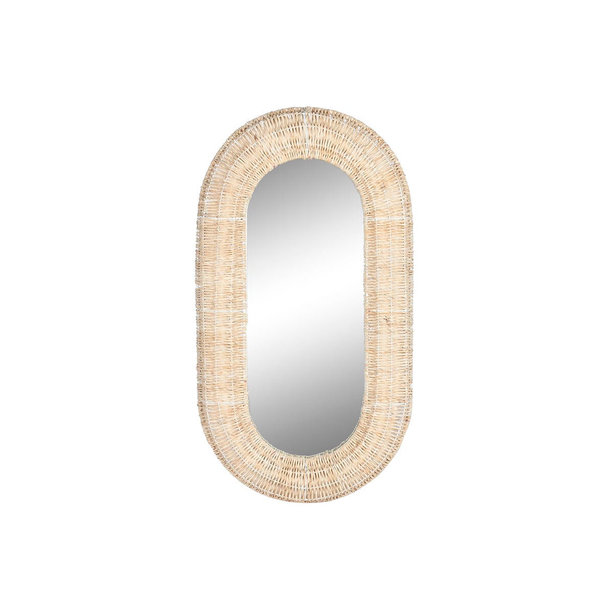 Miroir mural Home ESPRIT Naturel Fibre 68 x 7,5 x 128 cm | Leroy Merlin
