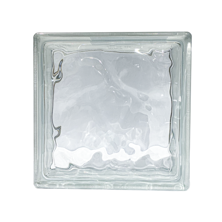 Brique de verre Smart Wave Nuagèe | Dimensions 240X240x80 mm | Unité de ...