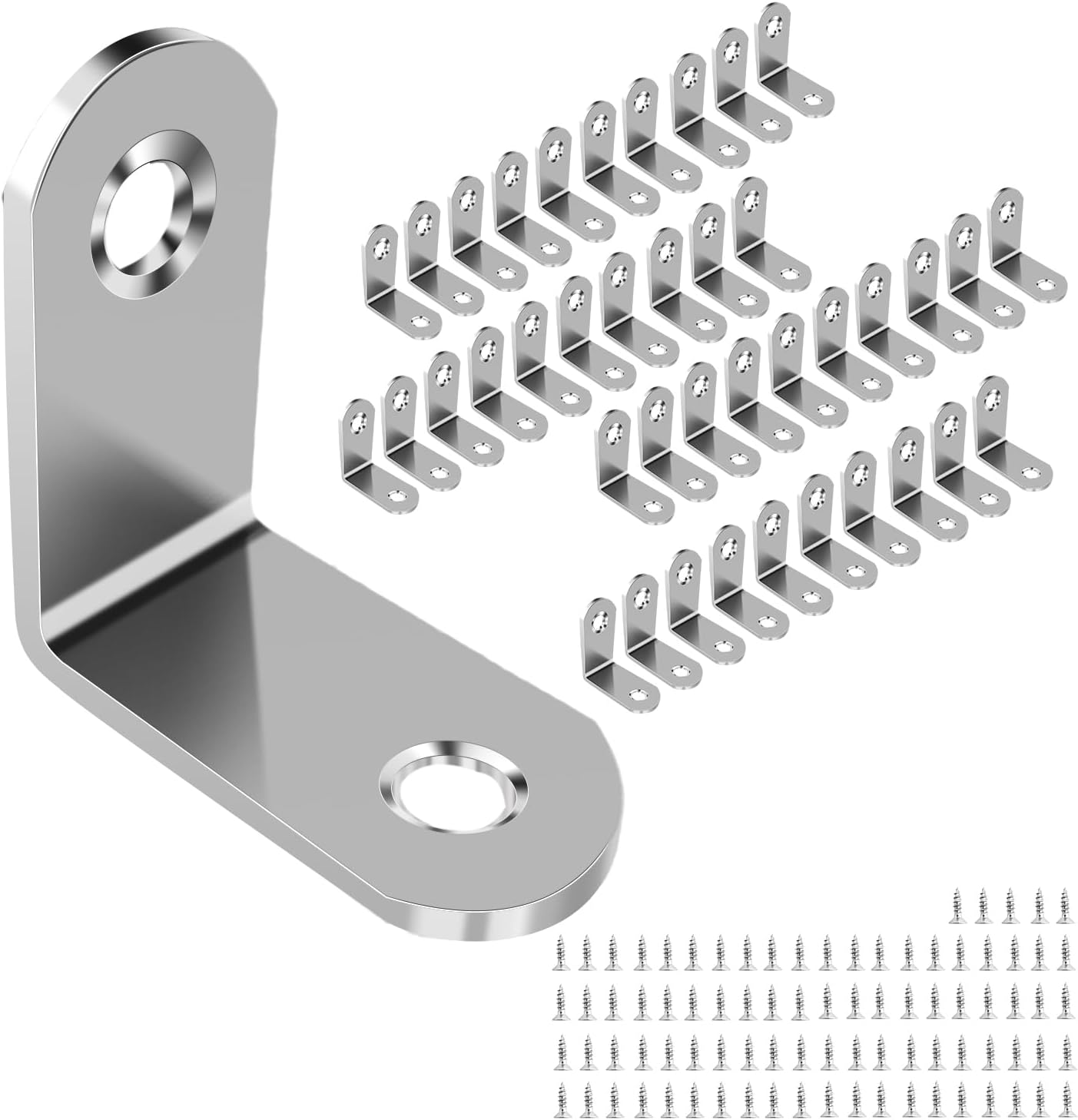 Supports de fixation en acier inoxydable - Lot de 40 supports de ...