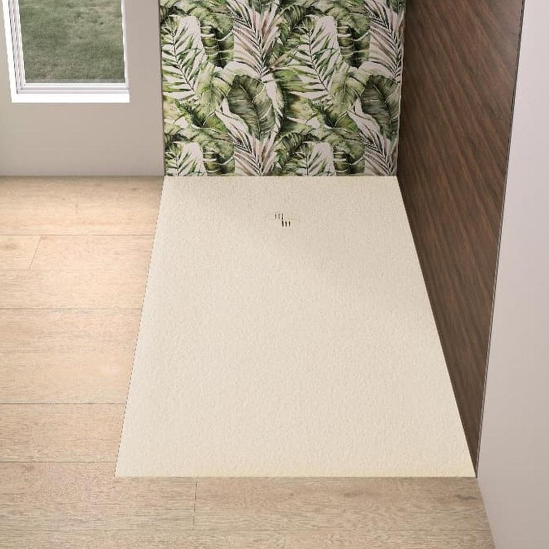Receptor de ducha Kinedo Kinemoon Evo 180x90 textura de arena piedra ...
