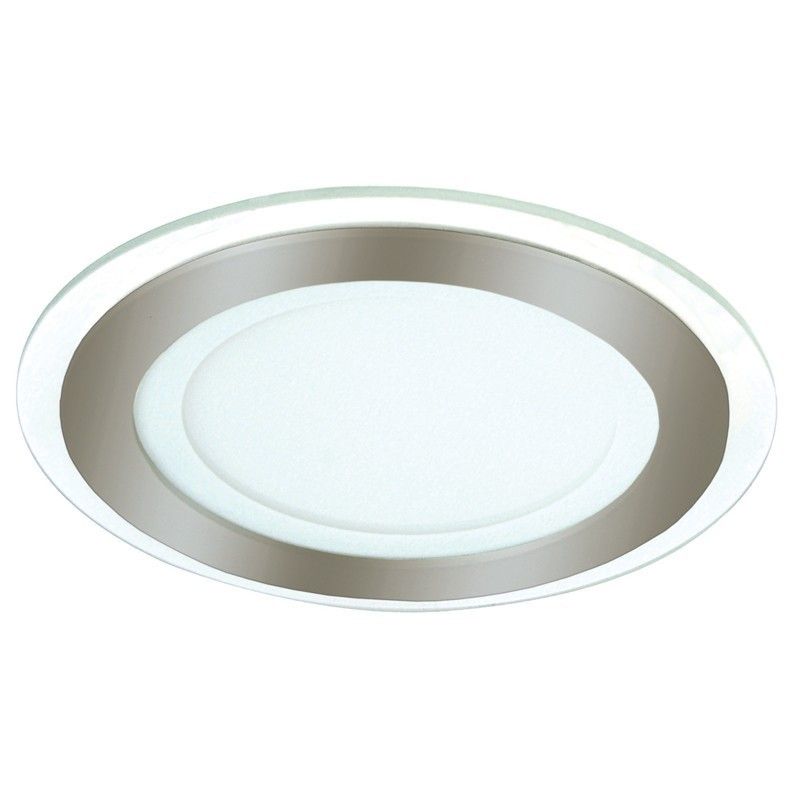 Downlight à LED 6W 3000K KAIRO ROUND NICKEL CRISTALRECORD 02-068-06-002 ...