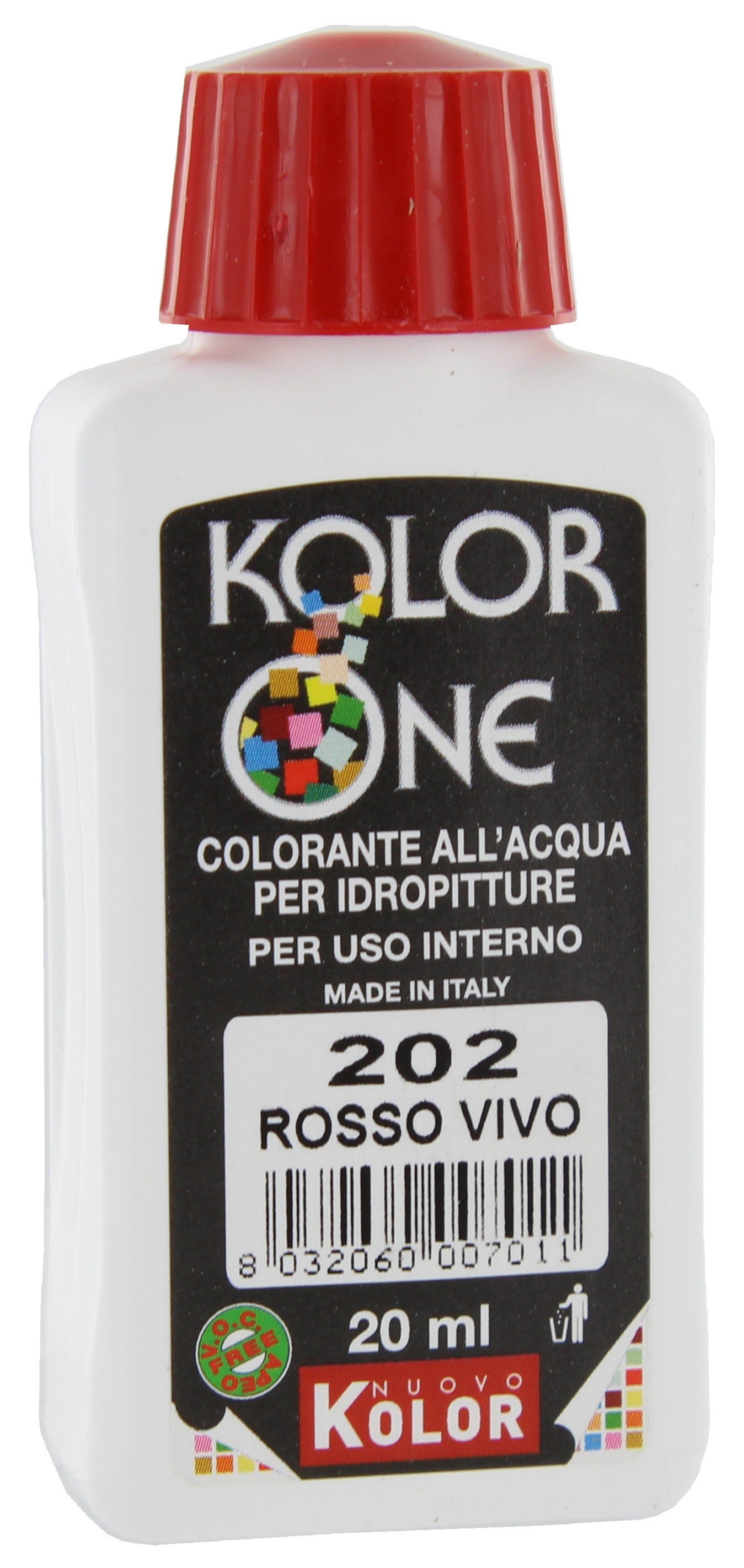 COLORANTE ACQUA KOLORONE 202 ROSSO VIVO ML 20 | Leroy Merlin
