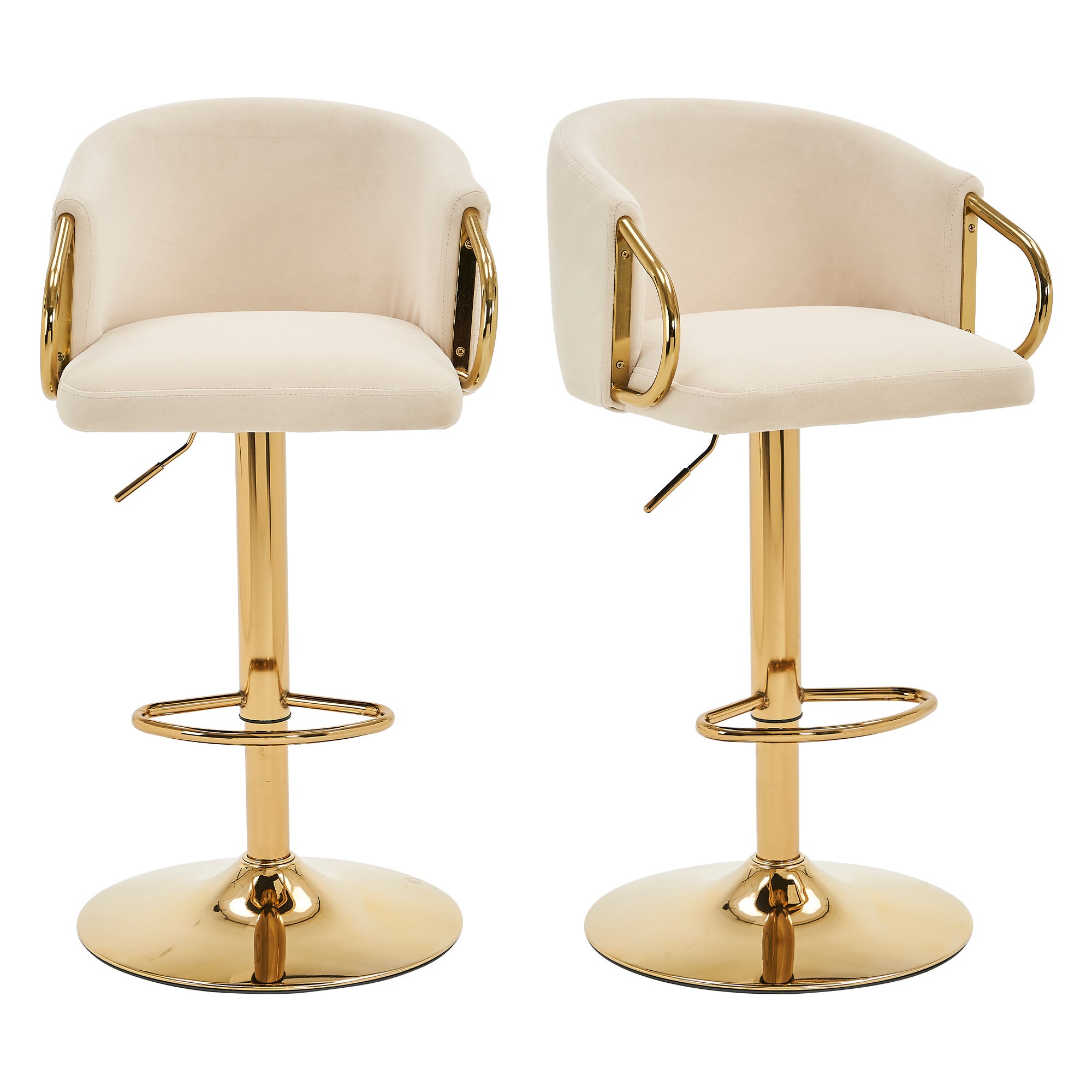 Tabouret de bar pivotant à hauteur réglable, comptoir de bar et de ...